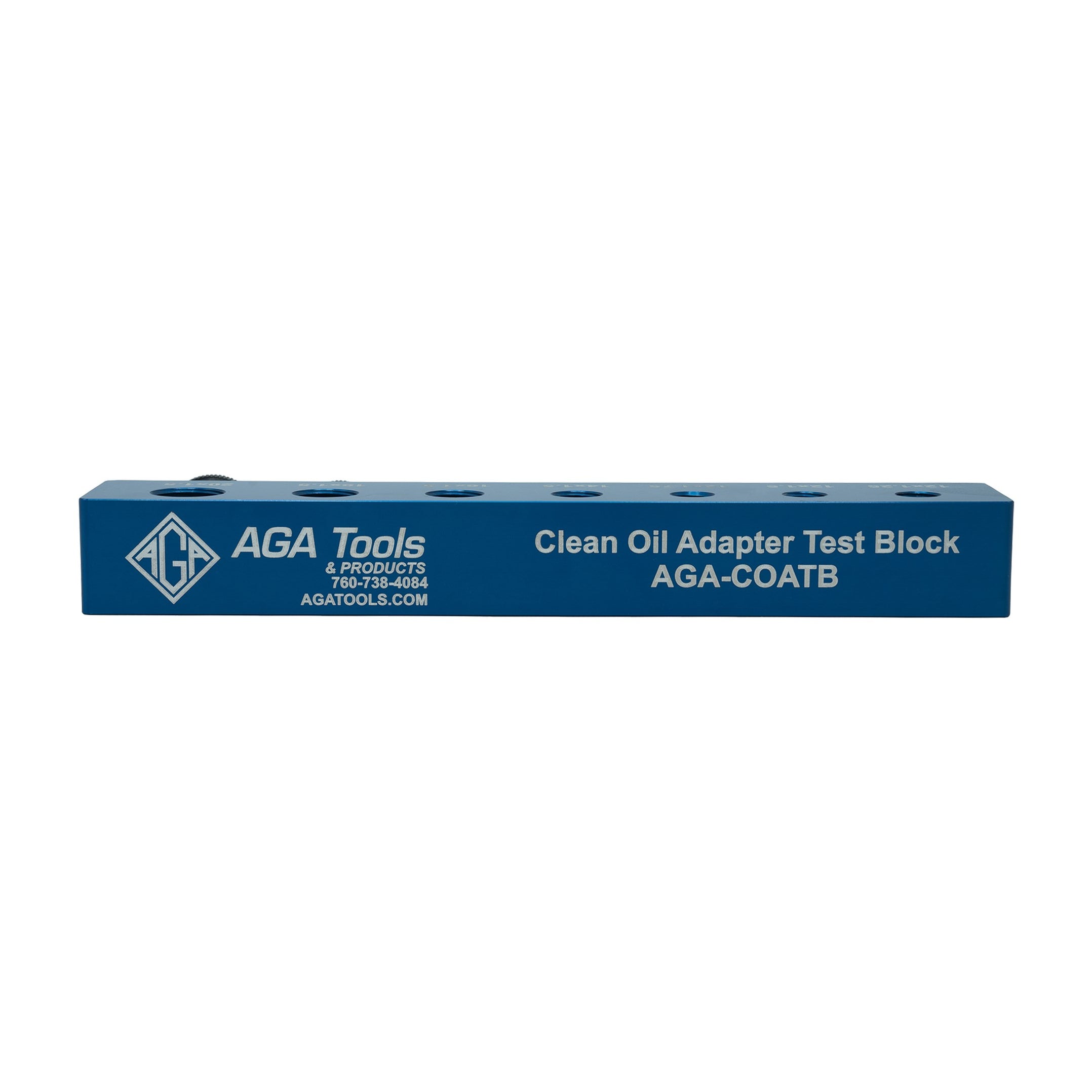 Clean Oil Adapter Test Block — AGA Tools