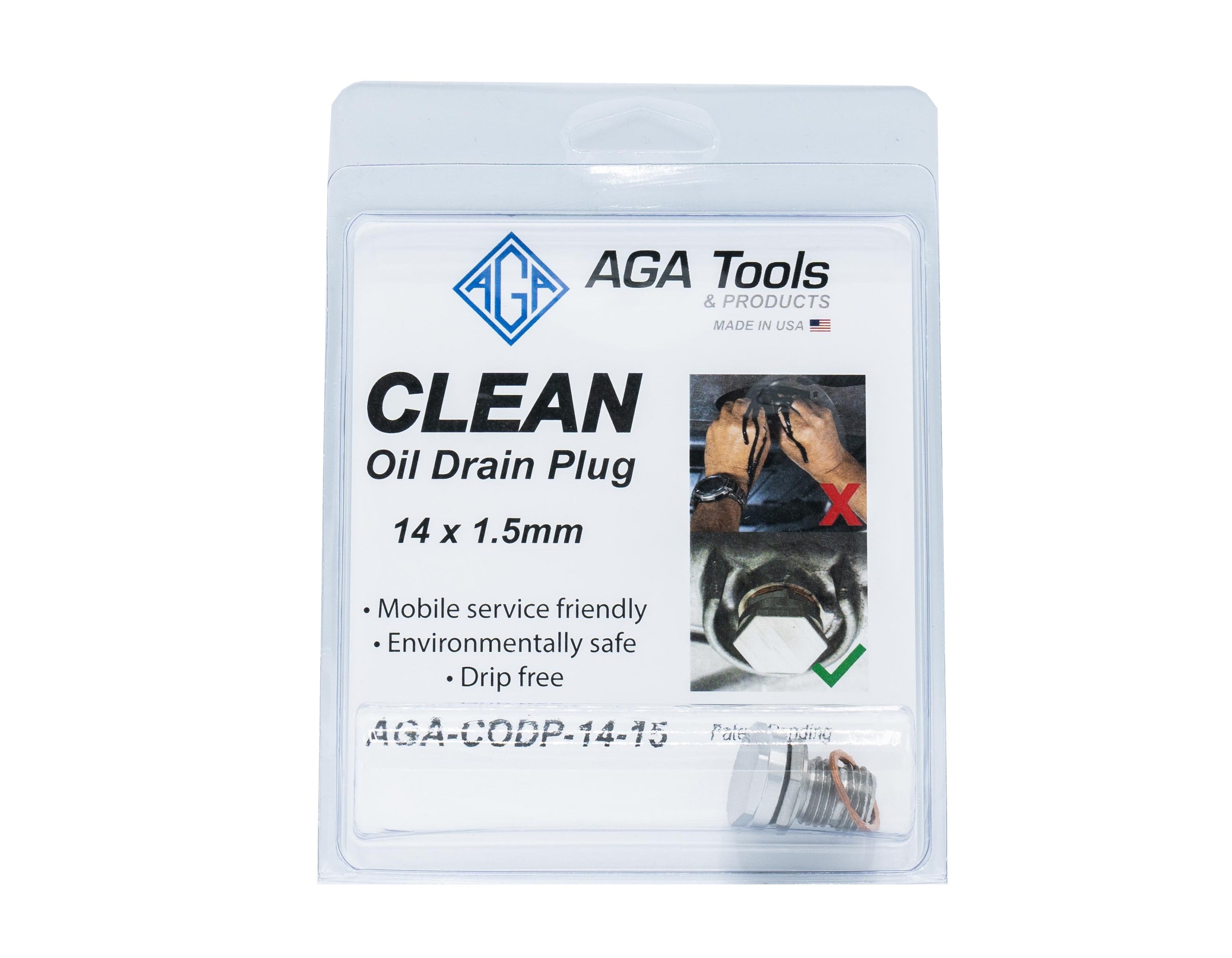 Clean Oil Drain Plugs — AGA Tools